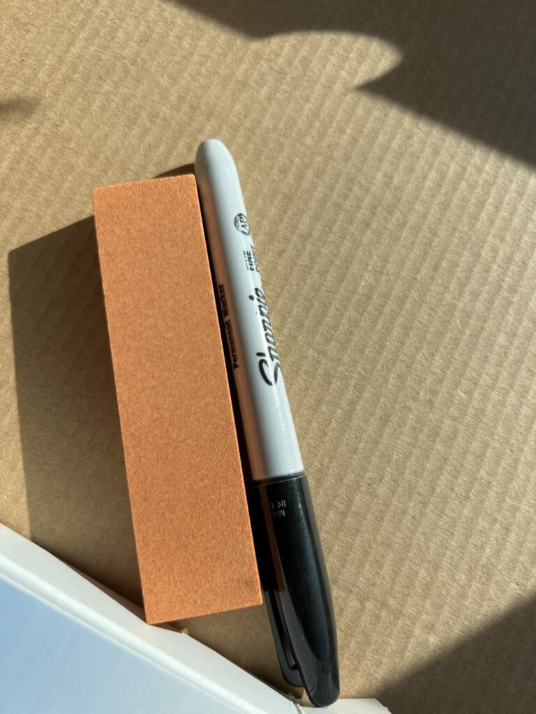 India stone, sharpening stone, fine - BeadHoliday