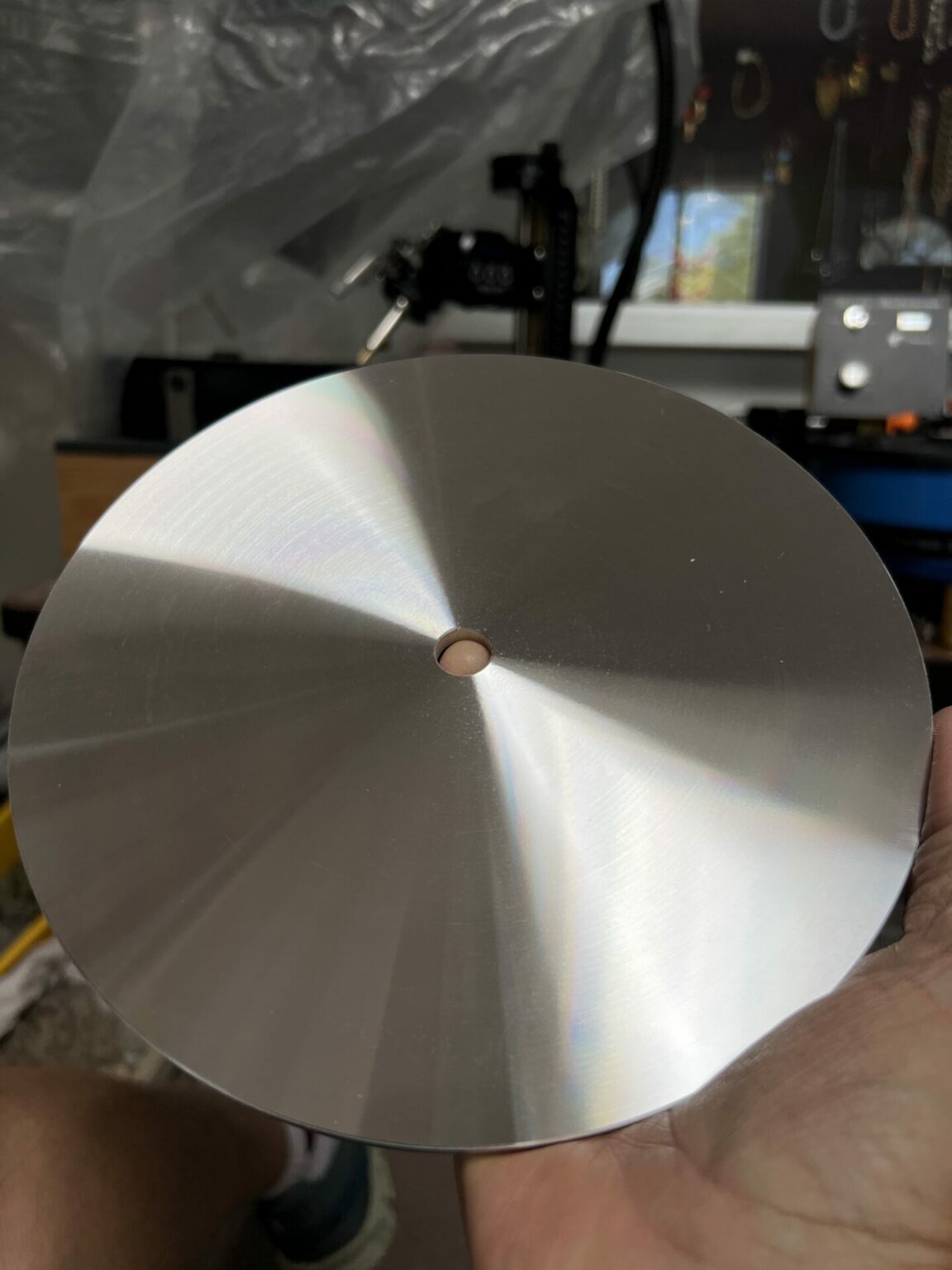 Aluminum master lap for Faceting - BeadHoliday